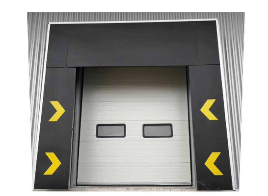 Galvanized 3.4m Loading Dock Shelters 600mm Frame Blue Giant Dock Seals