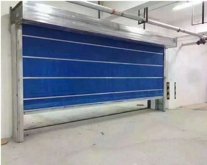 Factory Fireproof PVC Rolling Shutter Door 4.8m/Min 490PA Fireproof ...